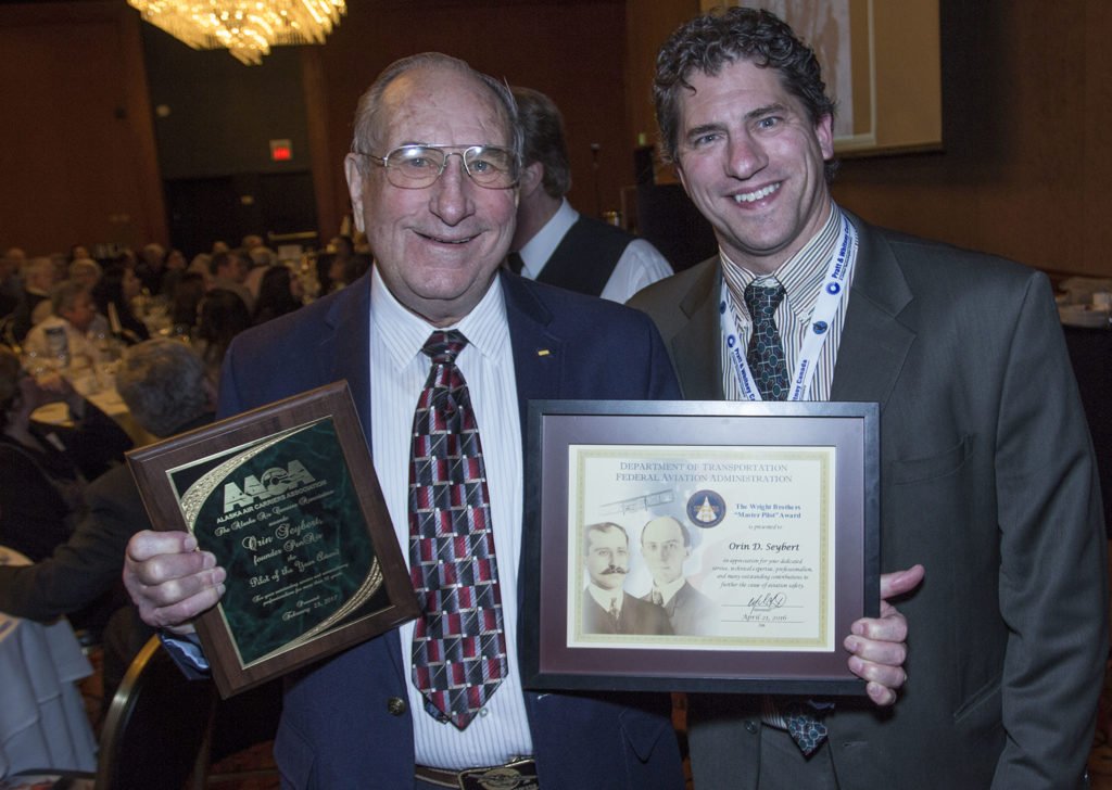 Orin Seybert Receives Pilot Awards - Aircraft Photography - Alaskafoto